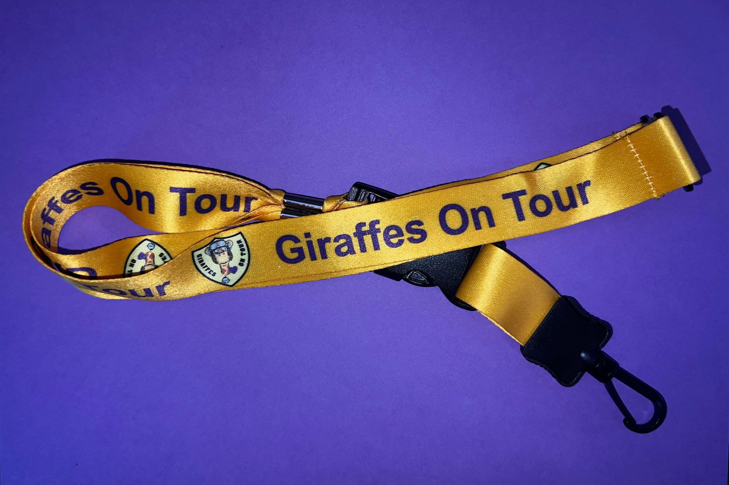 Giraffes On Tour Lanyard